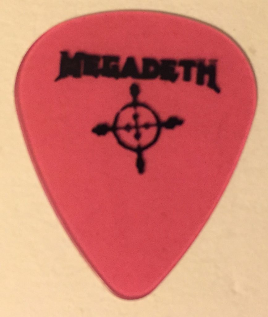 Megadeth Guitar Pick (transparent rose) - Pickbay