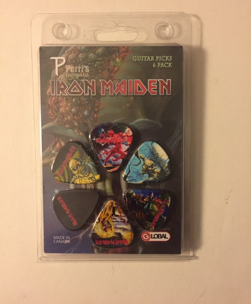 Iron Maiden guitar picks Set (6) Licensed by Perri’s - Pickbay