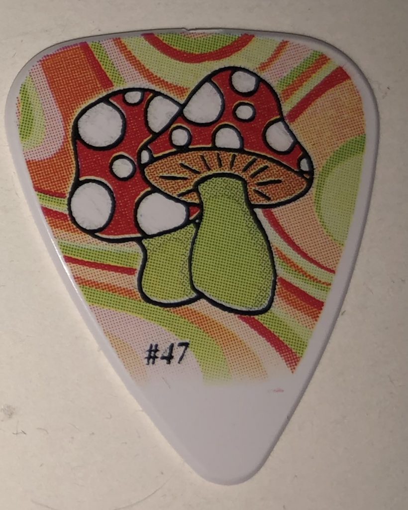 Magic Mushrooms Guitar Pick by Grover Allman - Pickbay
