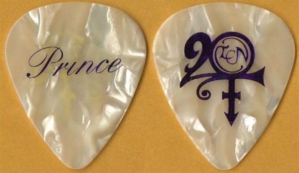 Prince Guitar Pick 2010 “20 ten” from the artist Formerly Known as ...