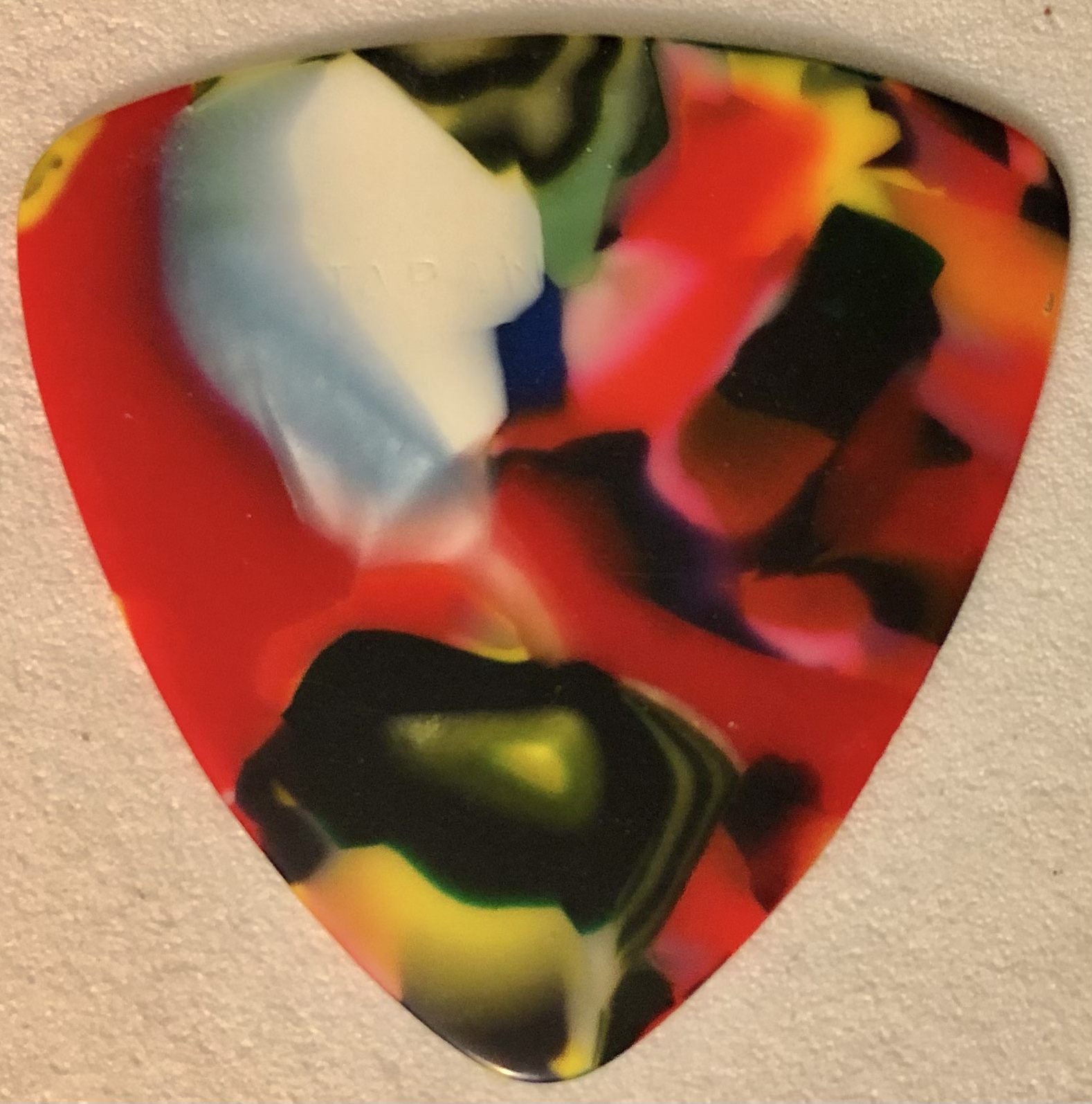 Vintage 1960s Mosaic Wedge Guitar Pick, Medium Gauge “One of a kind ...