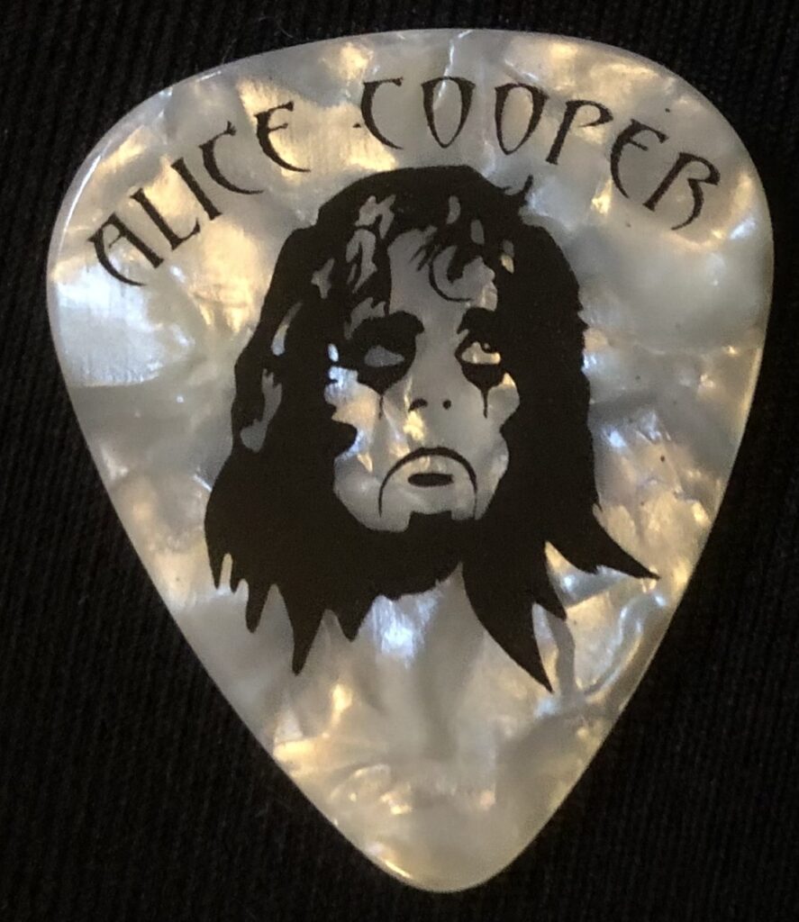 Alice Cooper Guitar Pick From Keri Kelli Polluting the Minds of the ...