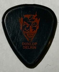 FIREBALL MINISTRY Guitar Pick Devil-Face circa 2000 with Janis ...