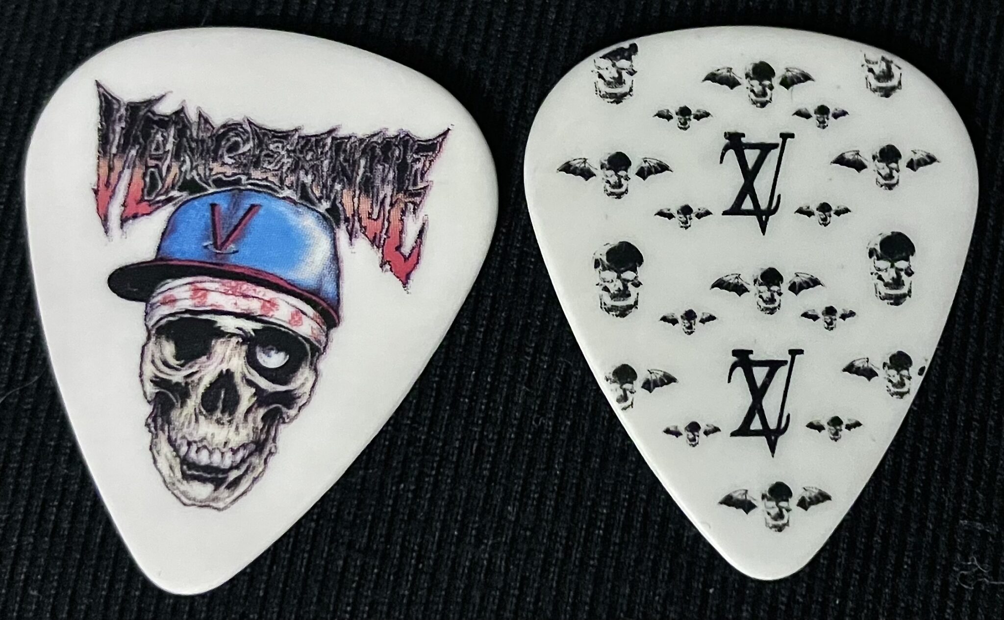 AVENGED SEVENFOLD Guitar Pick used by ZACKY VENGEANCE on the 2010 ...