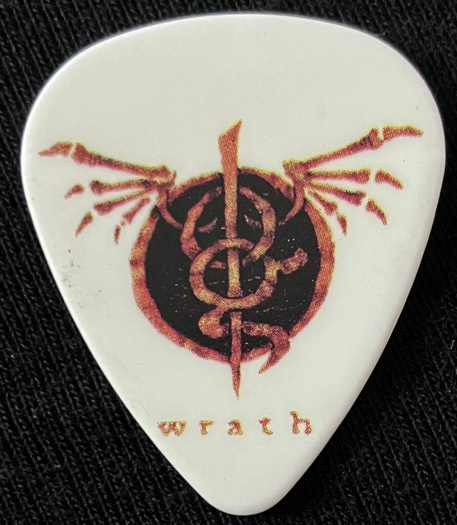 Lamb of God Guitar Pick used by Mark Morton during the 2010 Wrath Tour ...