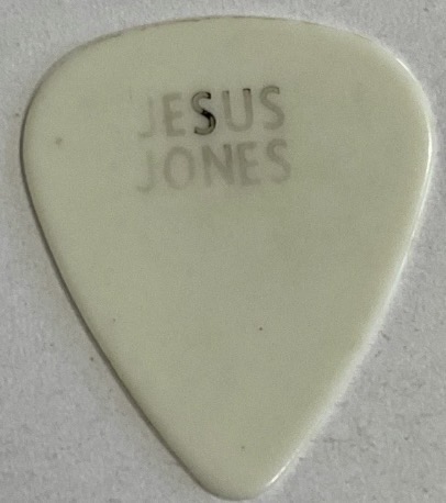 Jesus Jones Guitar Pick stage-used by Jerry De Borg during show 1991 ...